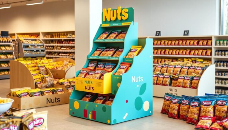 10 Unique Cardboard Floor Nut Display Stand Designs and Solutions